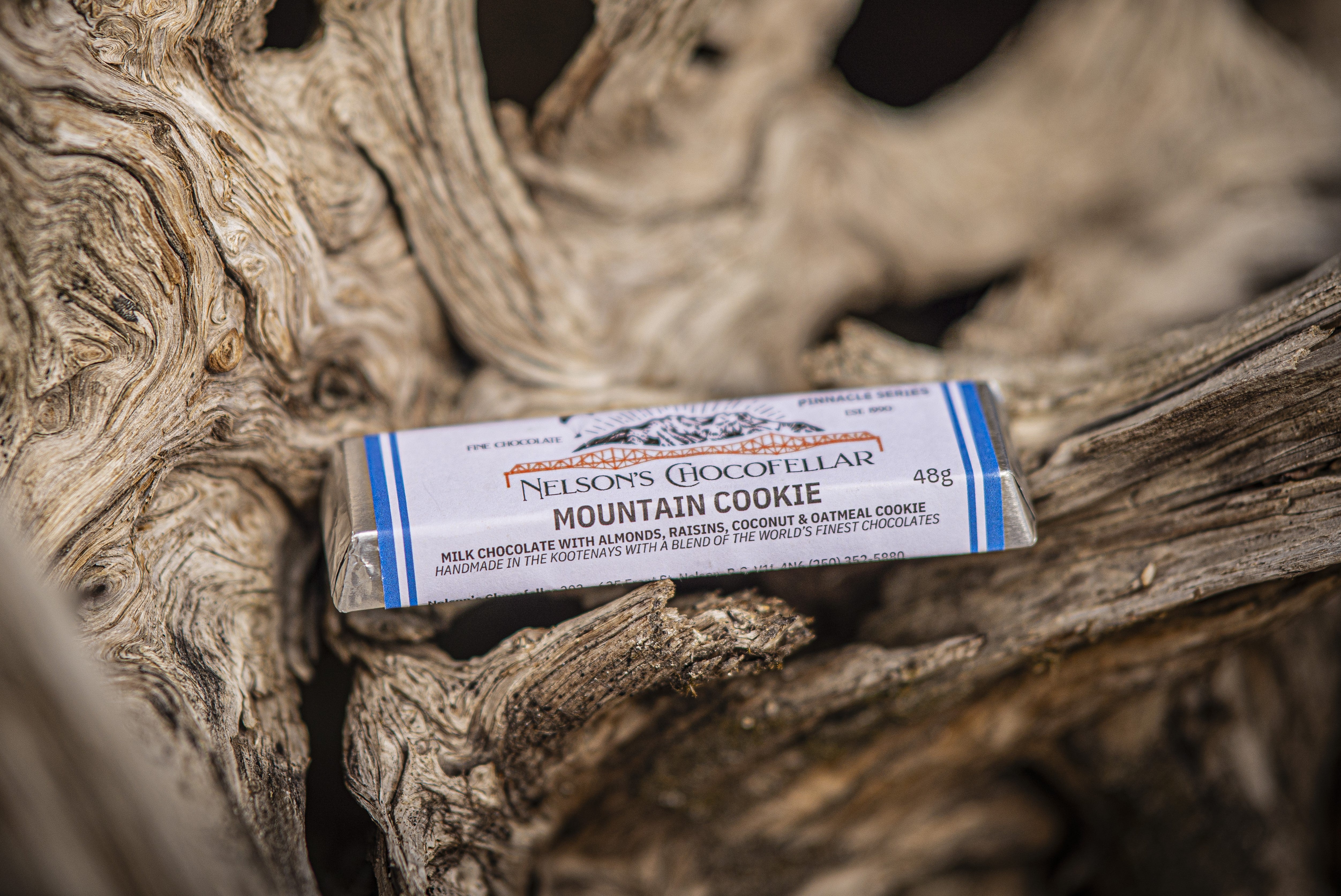 Mountain Cookie Milk Chocolate Bar 48g | Gluten Free – Nelson's Chocofellar